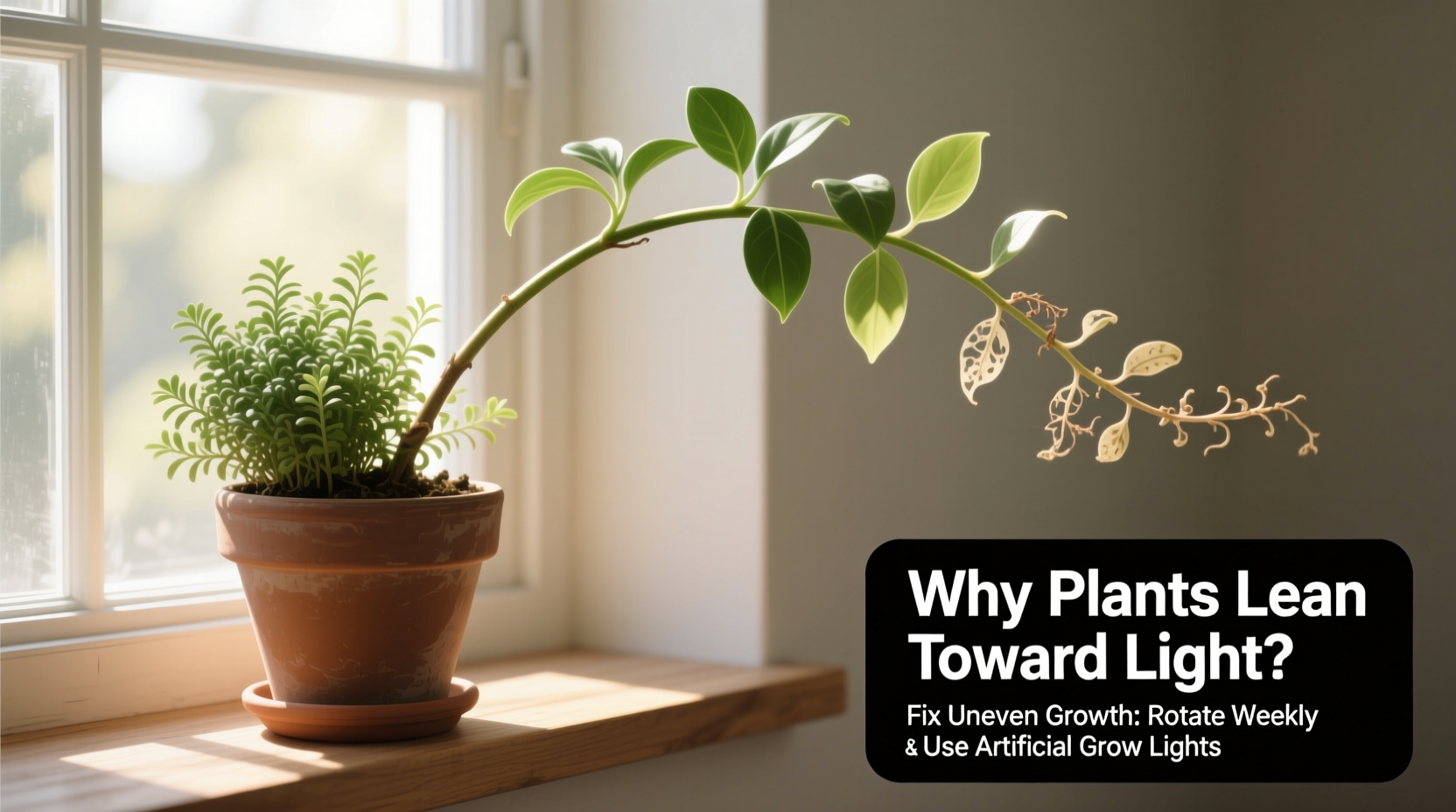 Why Do My Plants Lean Toward The Window Phototropism And How To Fix ...