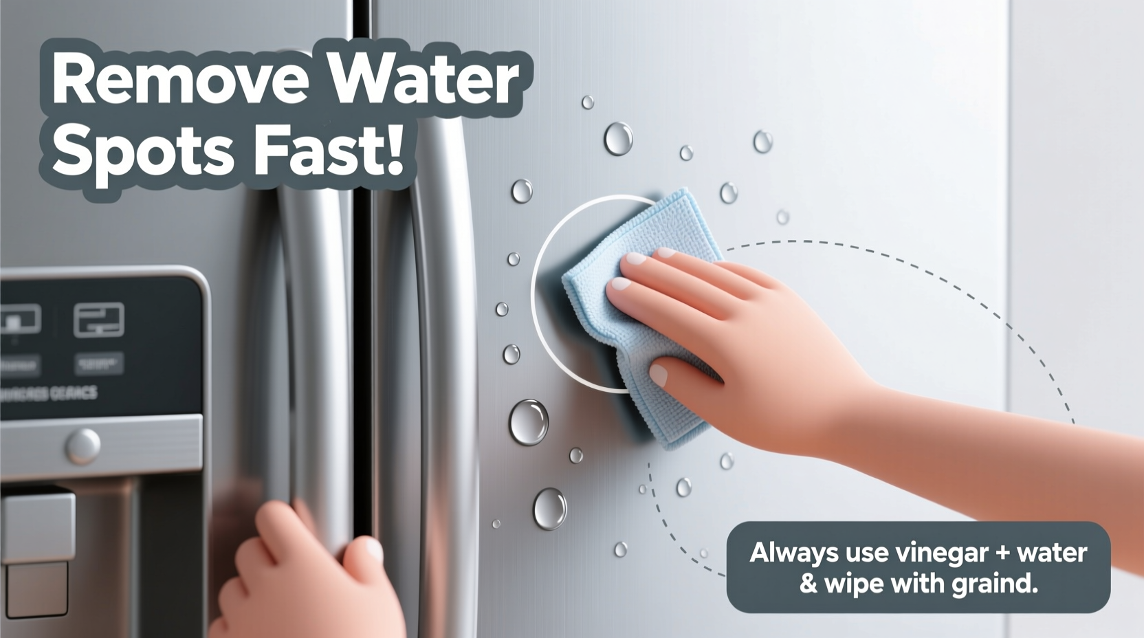 How To Quickly Remove Water Spots From Stainless Steel Appliances