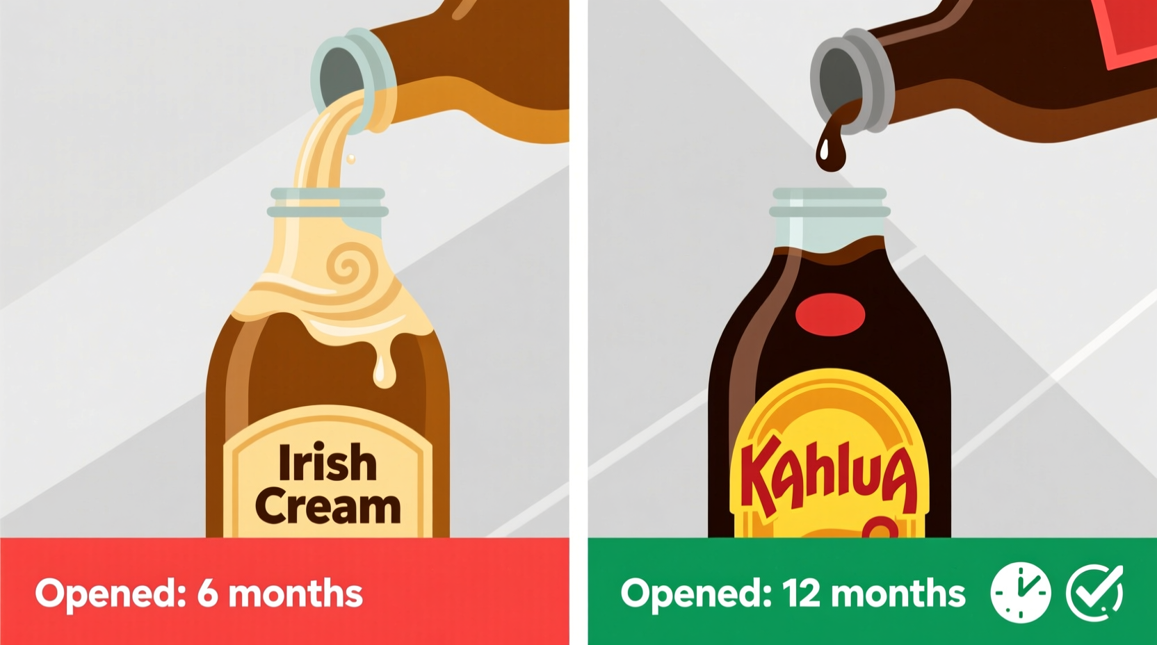 Irish Cream Vs Kahlua Which Creamy Liqueur Lasts Longer Once Opened