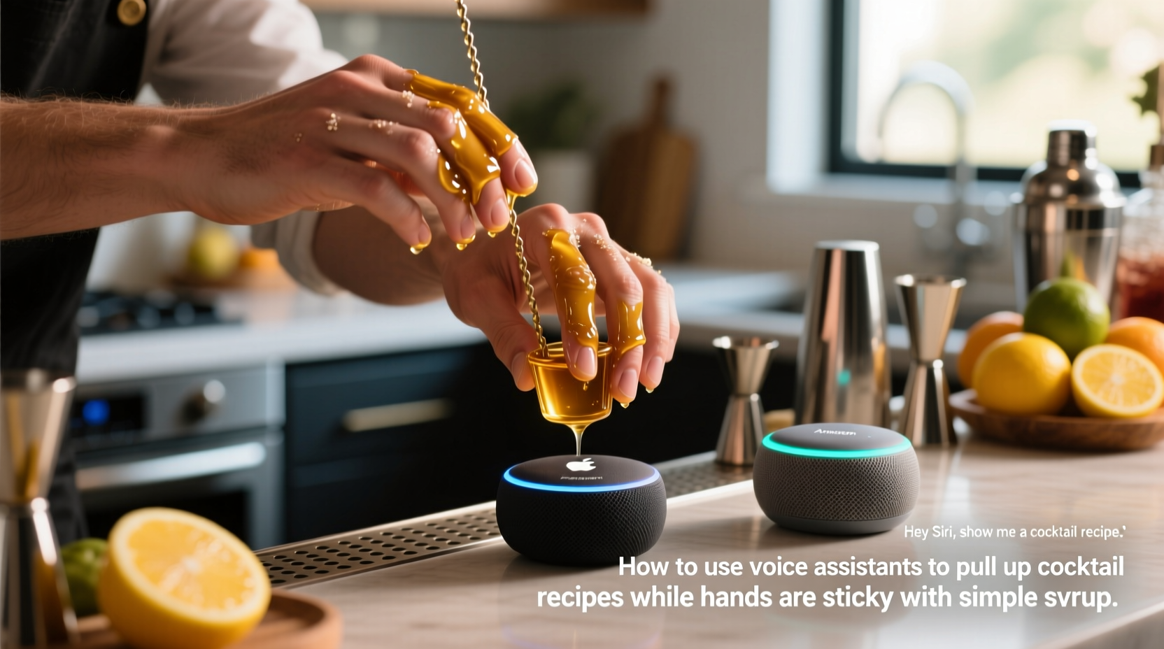 How To Use Voice Assistants To Pull Up Cocktail Recipes While Hands Are ...