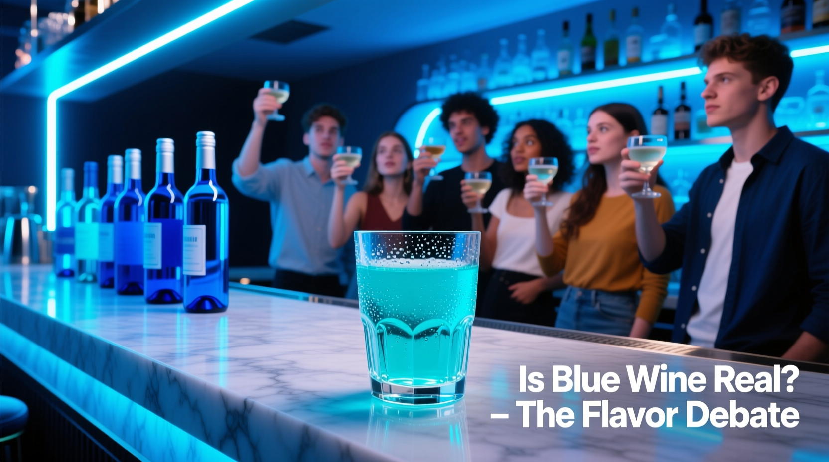 Is Blue Wine A Real Trend Or Just A Viral Gimmick With No Flavor Depth