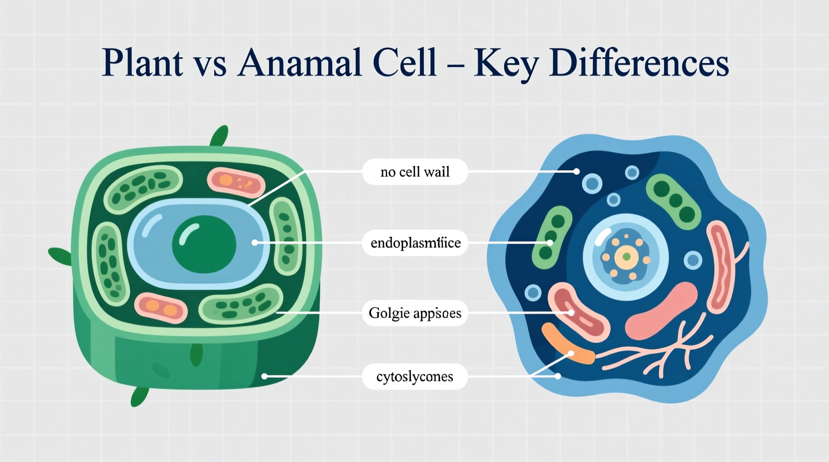 Plant vs Animal Cell Diagrams: Key Structural Differences Explained