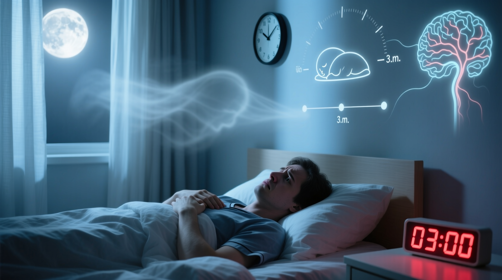 Why Do I Wake Up At 3am Every Night And Cant Fall Back Asleep