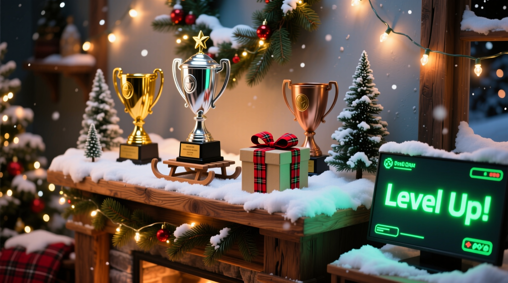 How To Integrate Gaming Achievement Trophies Into Christmas Decor