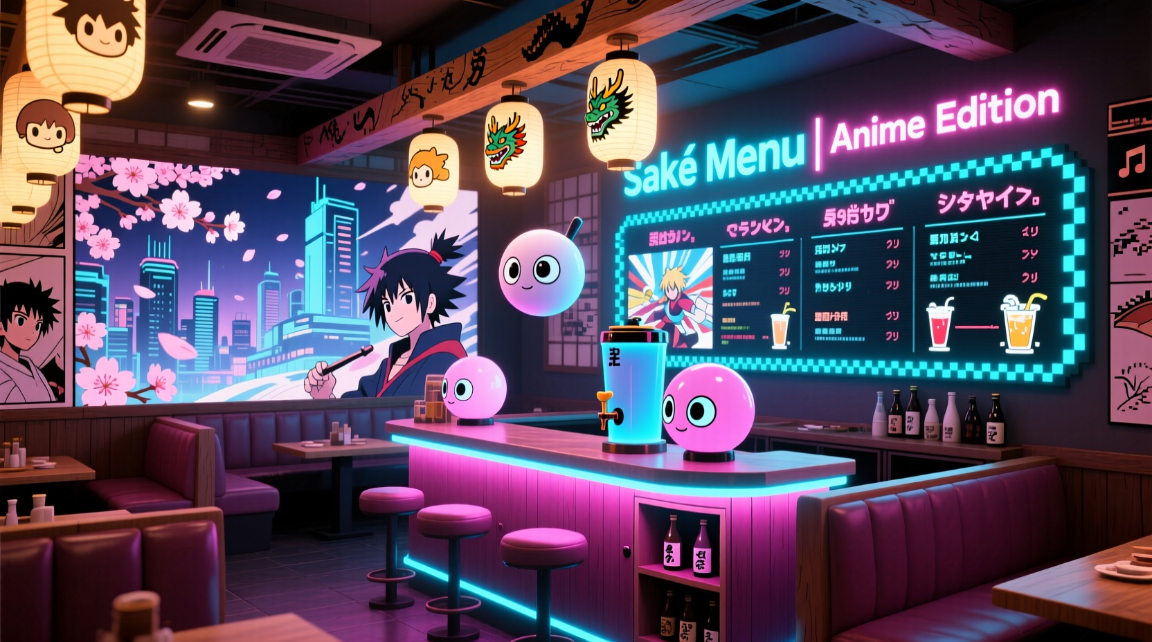 How To Create An Anime-themed Sake Bar For Cosplay Gatherings