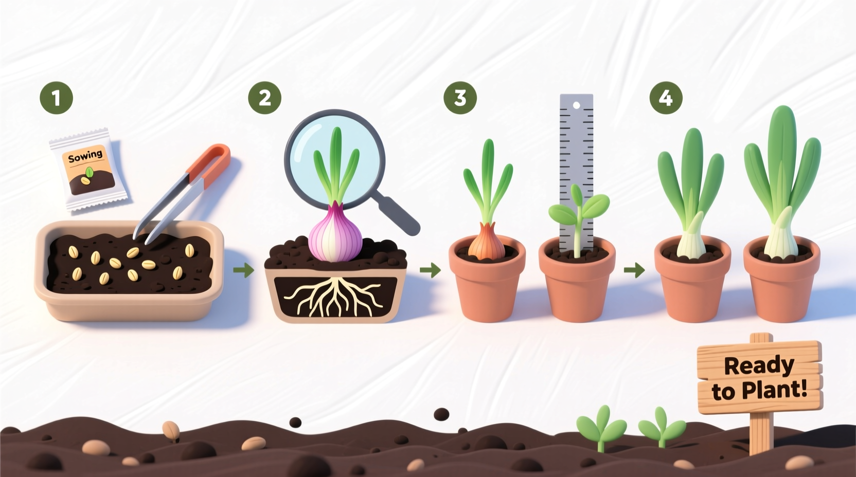 Growing Onion Seedlings: A Beginner’s Guide