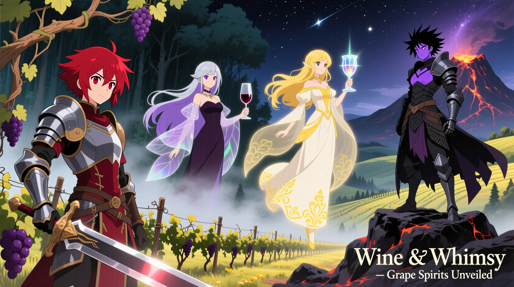 Wine-themed Anime Characters And Their Real-life Varietal Matches
