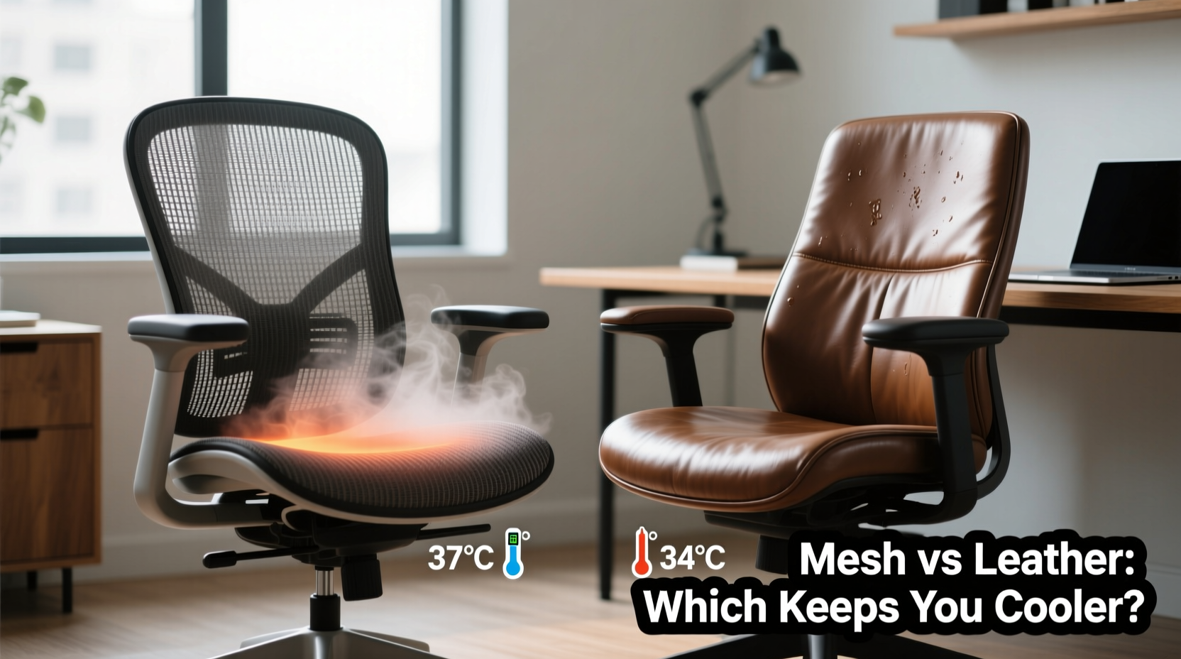 Mesh Vs Leather Office Chair Which One Prevents Sweating During Long ...