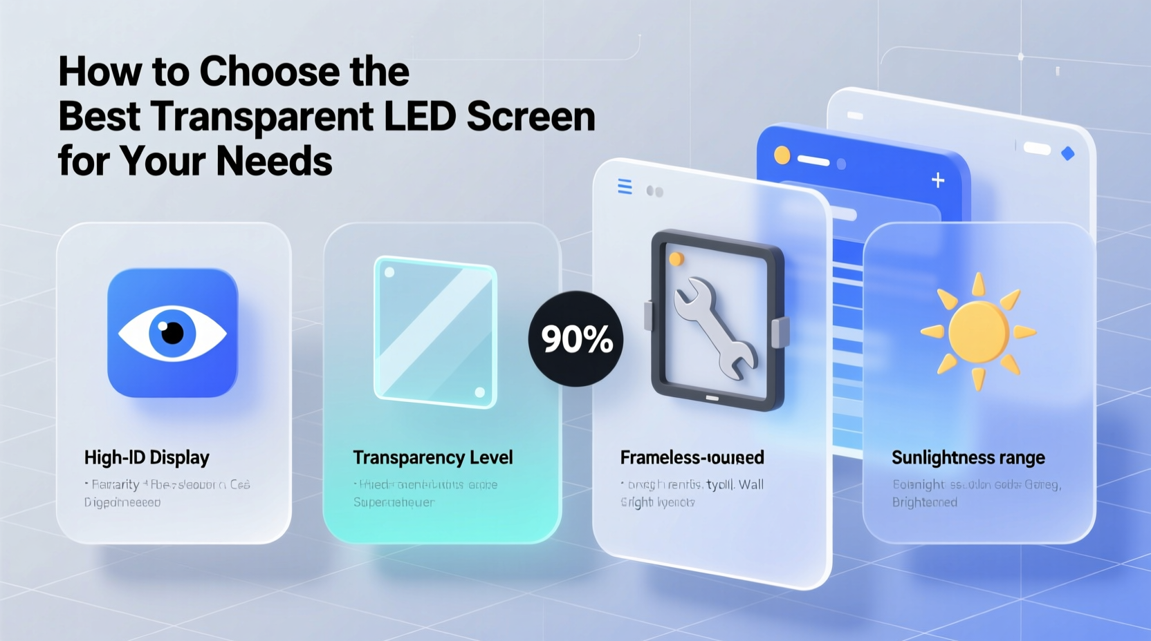 How to Choose the Best Transparent LED Screen for Your Needs