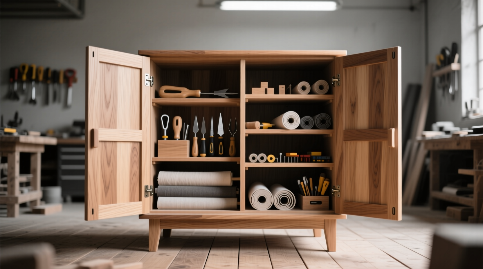 DIY Crafting Storage Solutions: Build Efficient Cabinets