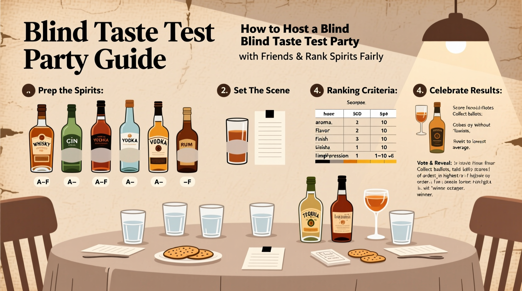 How To Host A Blind Taste Test Party With Friends And Rank Spirits Fairly