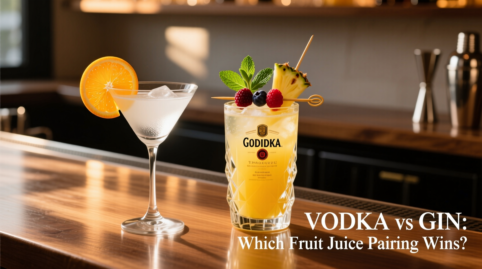 Vodka Vs Gin In Cocktails Which Spirit Mixes Better With Fruit Juices