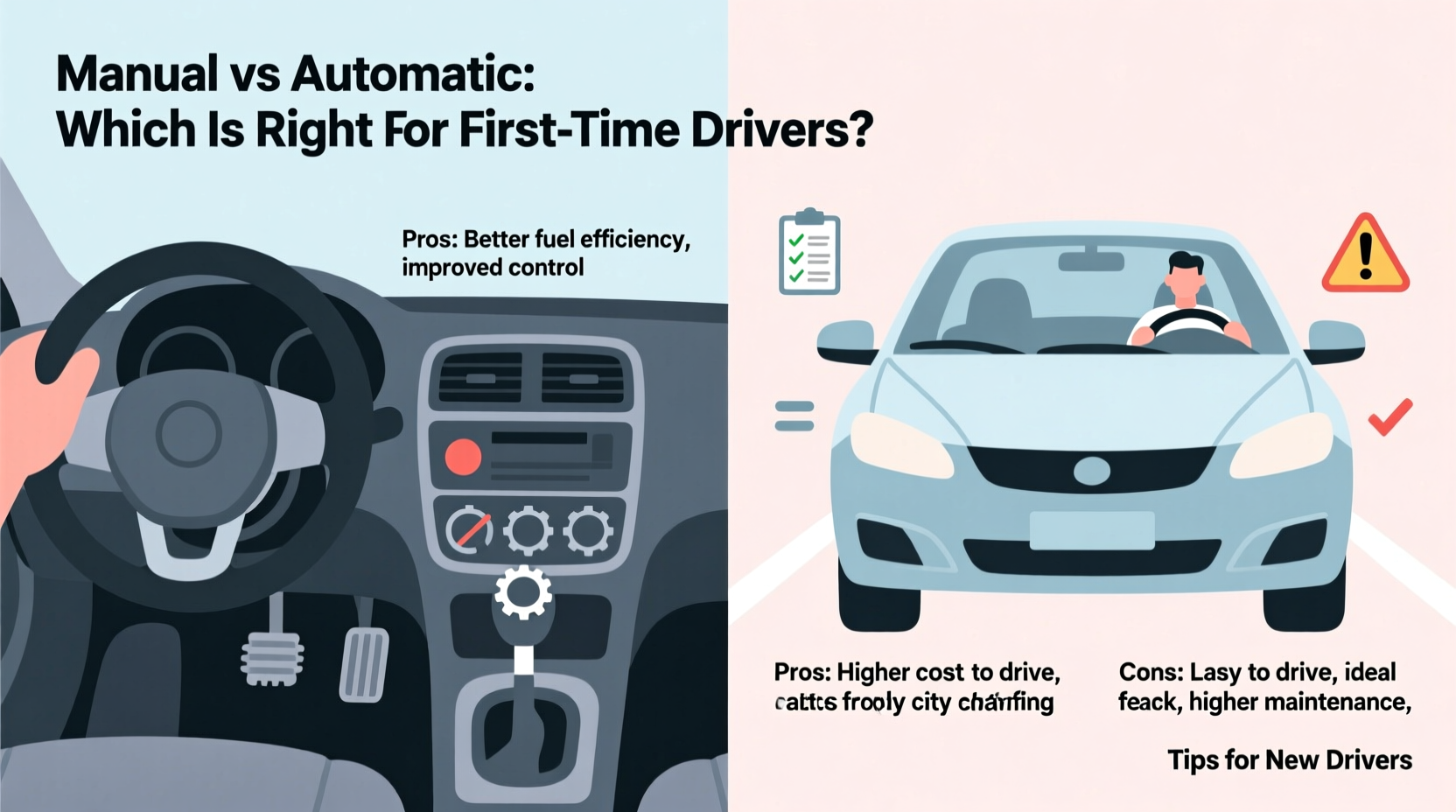 Manual Vs Automatic Car For First Time Drivers Pros And Cons