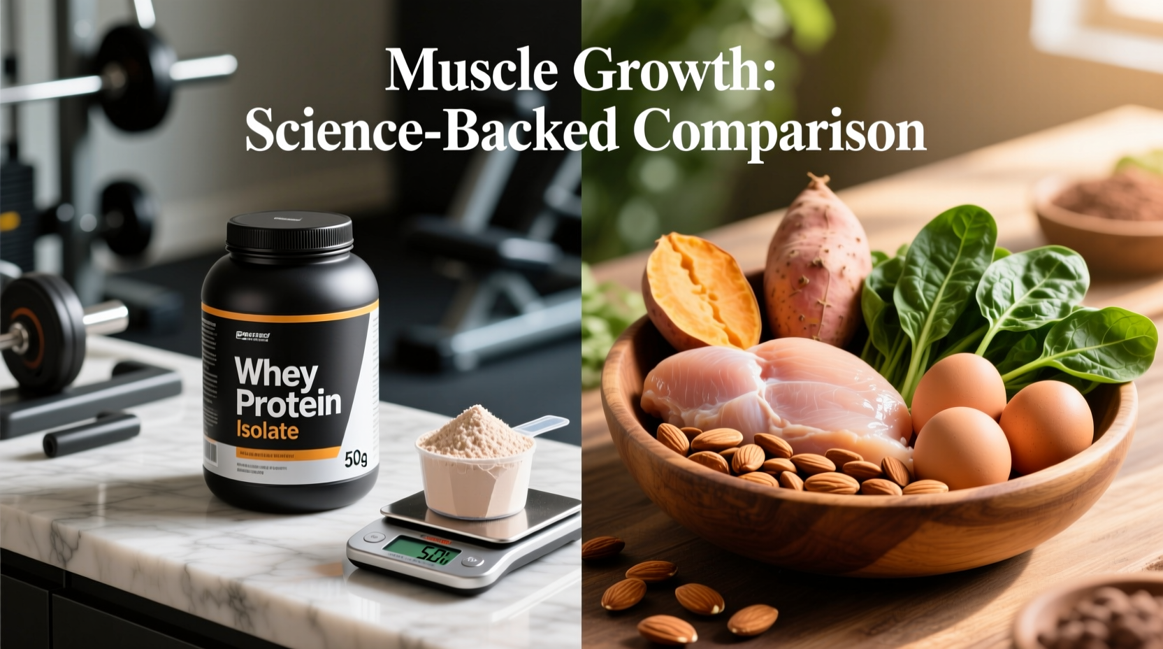 Protein Powder Vs Whole Food Sources Which Builds Muscle More Effectively