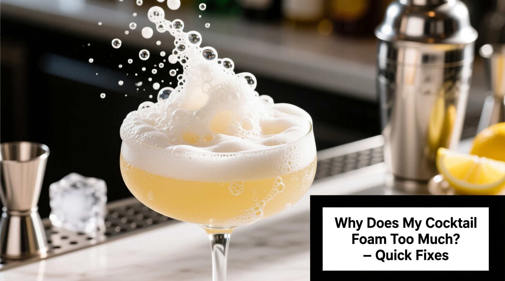Why Does My Cocktail Foam Too Much Causes And How To Fix It Quickly