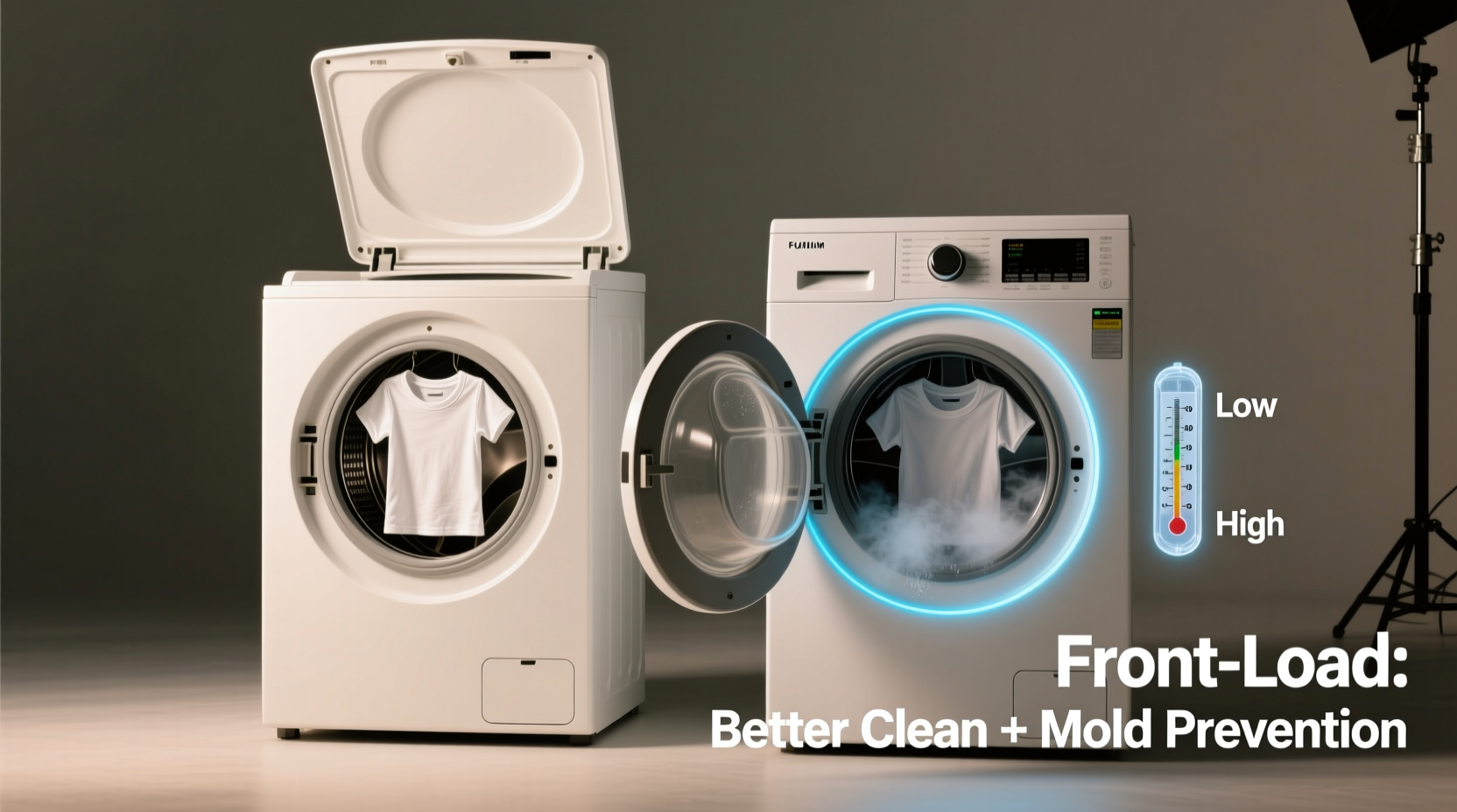 Top Loading Washing Machine Vs Front Loading Which Cleans Clothes ...
