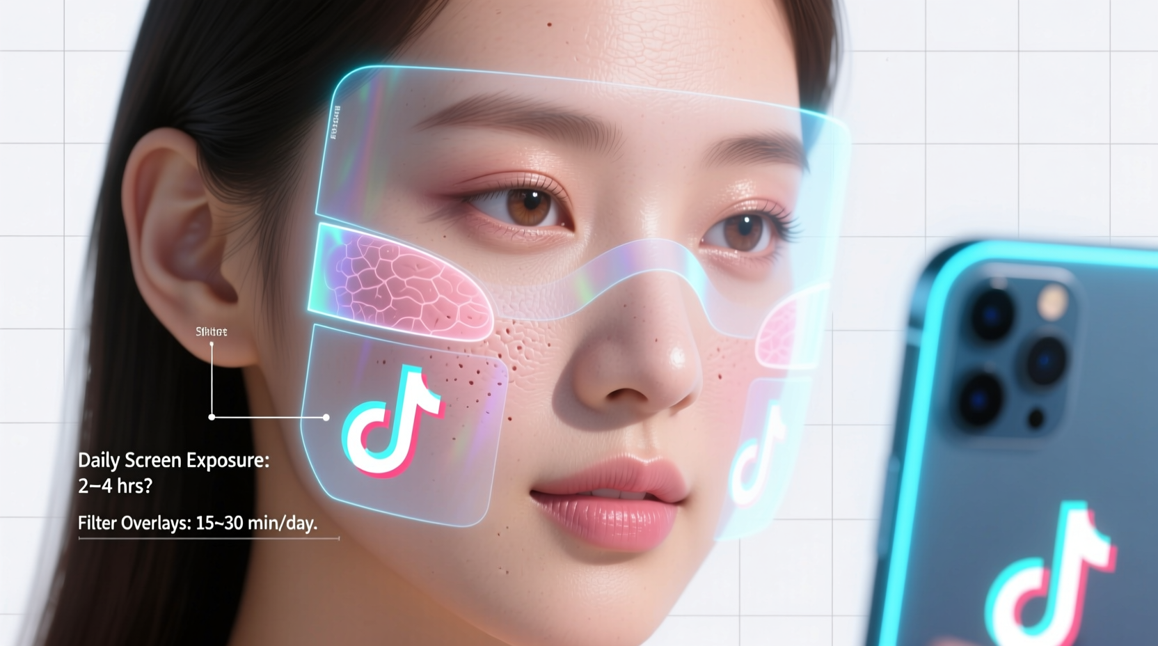 Is It Safe To Use Tiktok Filters Every Day On Your Skin Through Screen ...