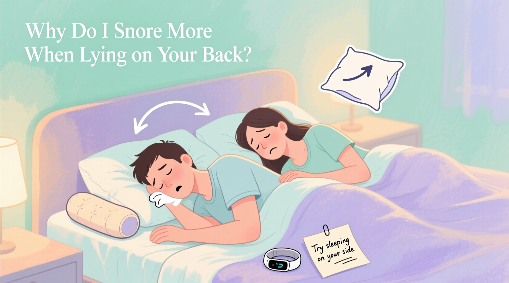 Why Does My Partner Snore More On Their Back And How To Fix It Gently