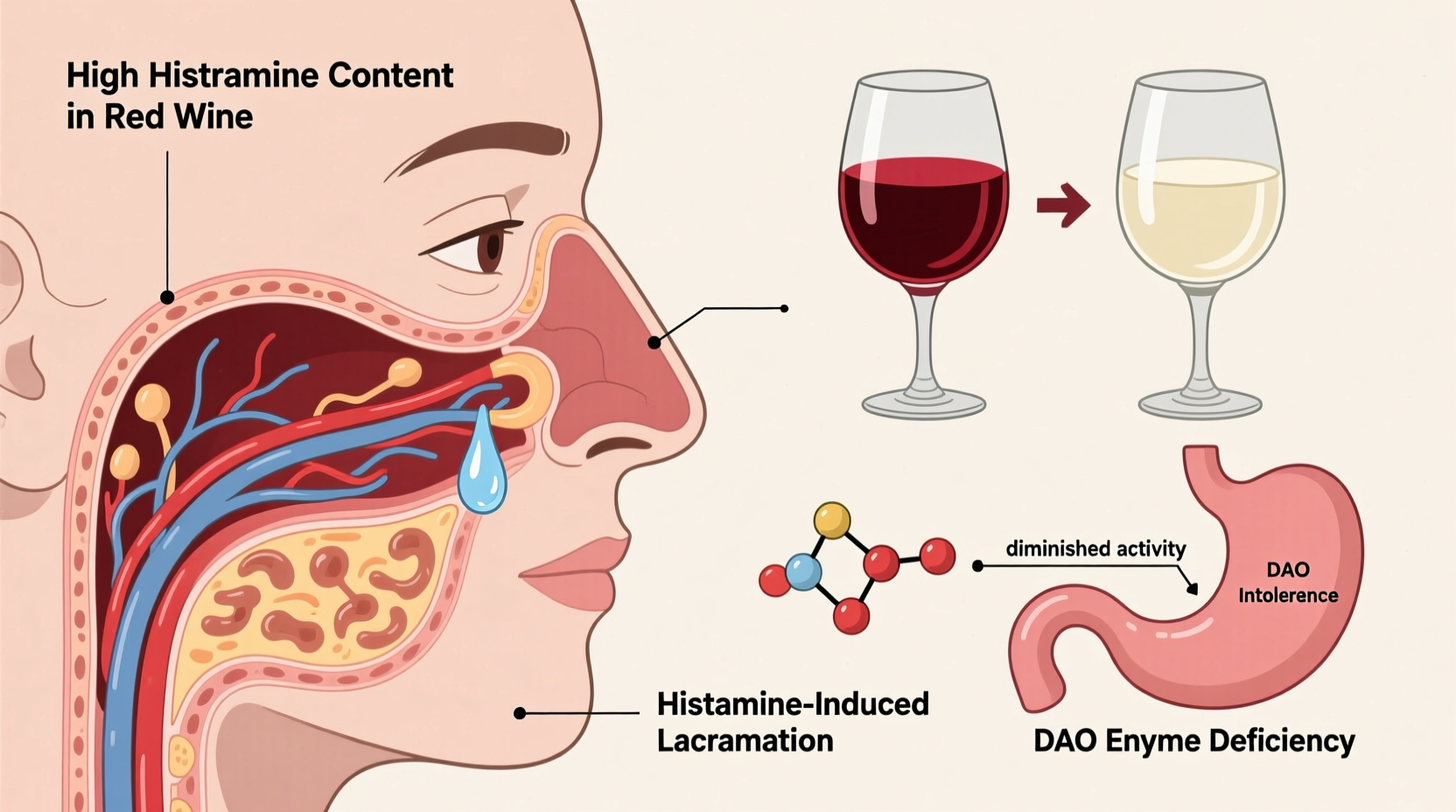 Is There Histamine In Wine