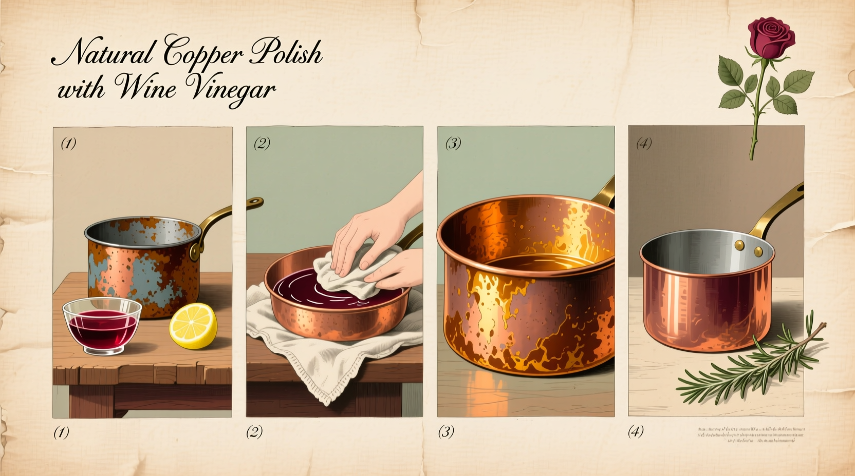 How To Use Wine Acid To Naturally Polish Copper Cookware