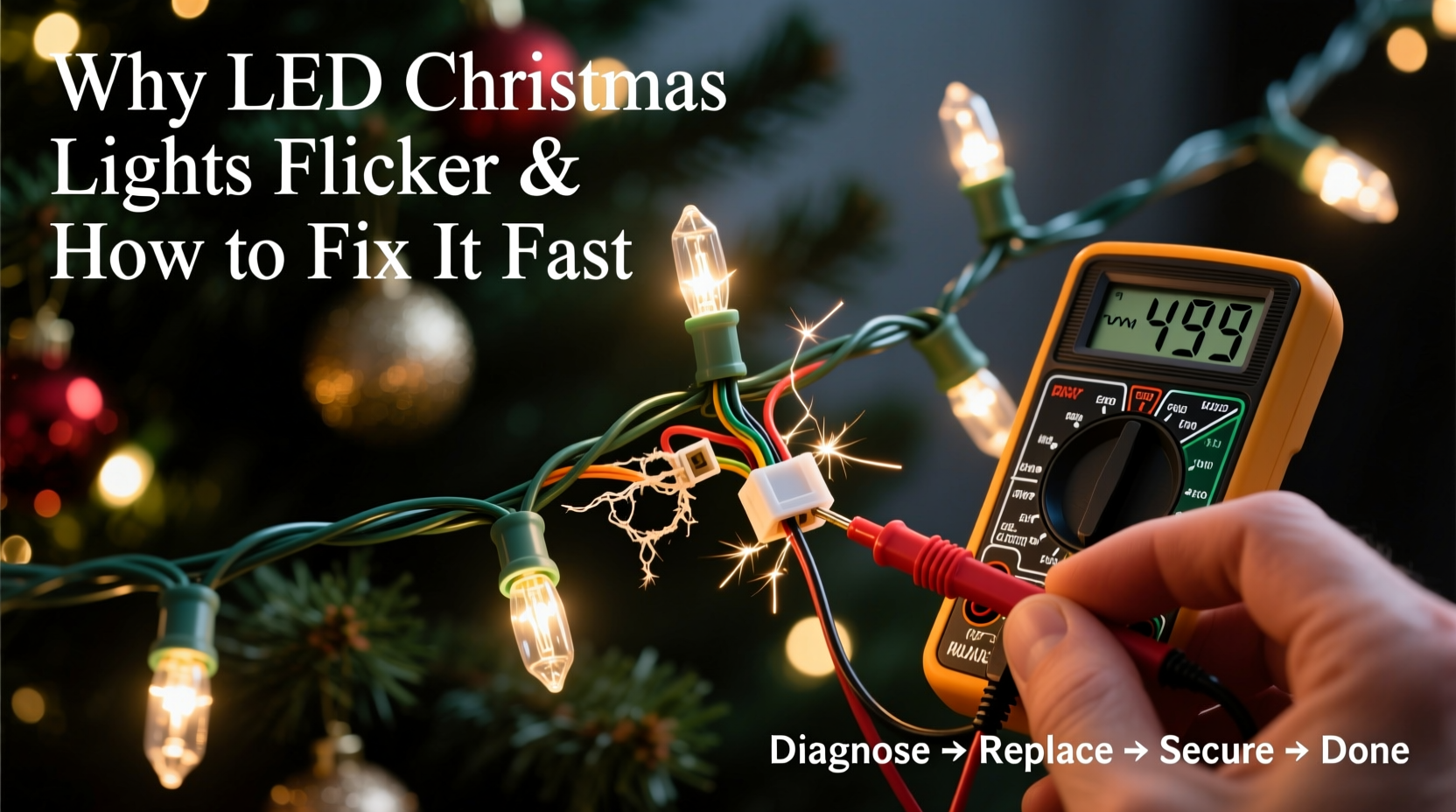 Why Do LED Christmas Lights Flicker And How To Stop It Fast