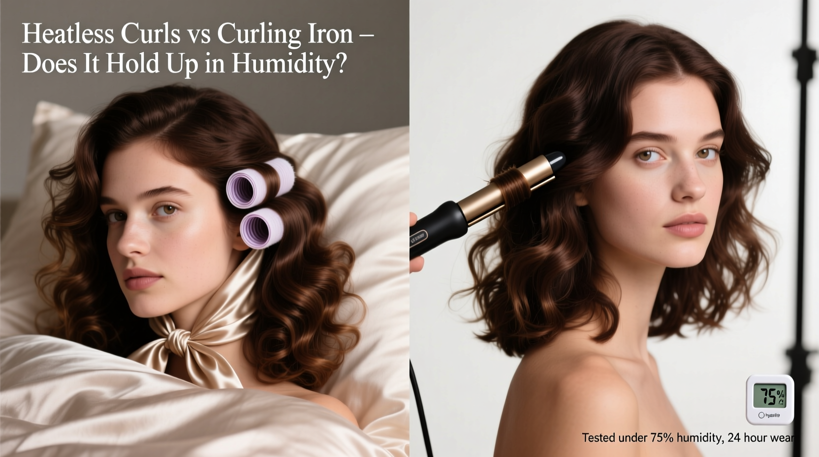 Heatless Curls Vs Curling Iron Does The Overnight Method Actually Hold ...
