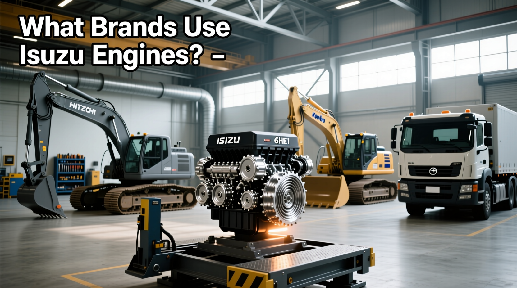 How to Choose Isuzu Engine for Hitachi, What Brands Use Isuzu Engines?