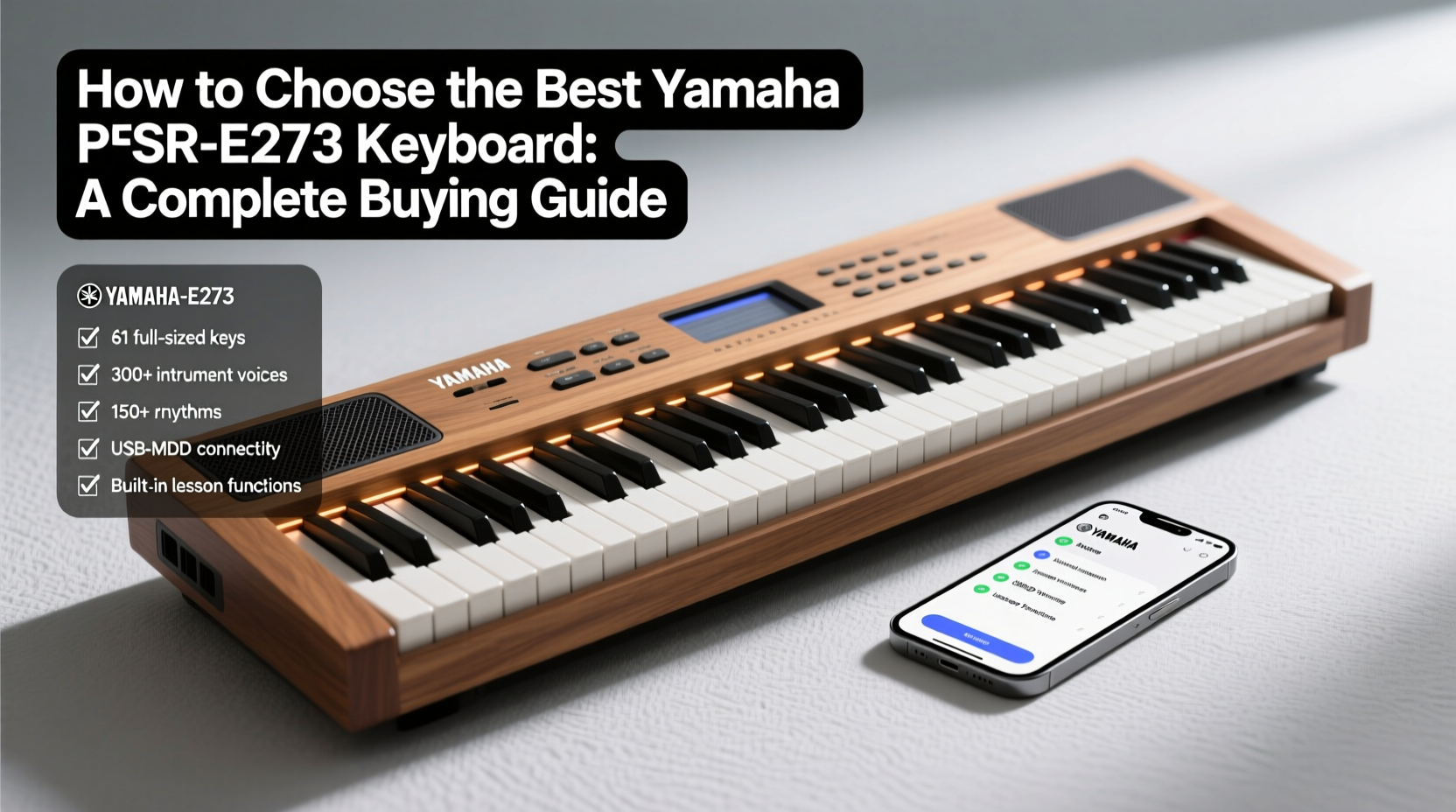 How to Choose the Best Yamaha PSR-E273 Keyboard: A Complete Buying Guide
