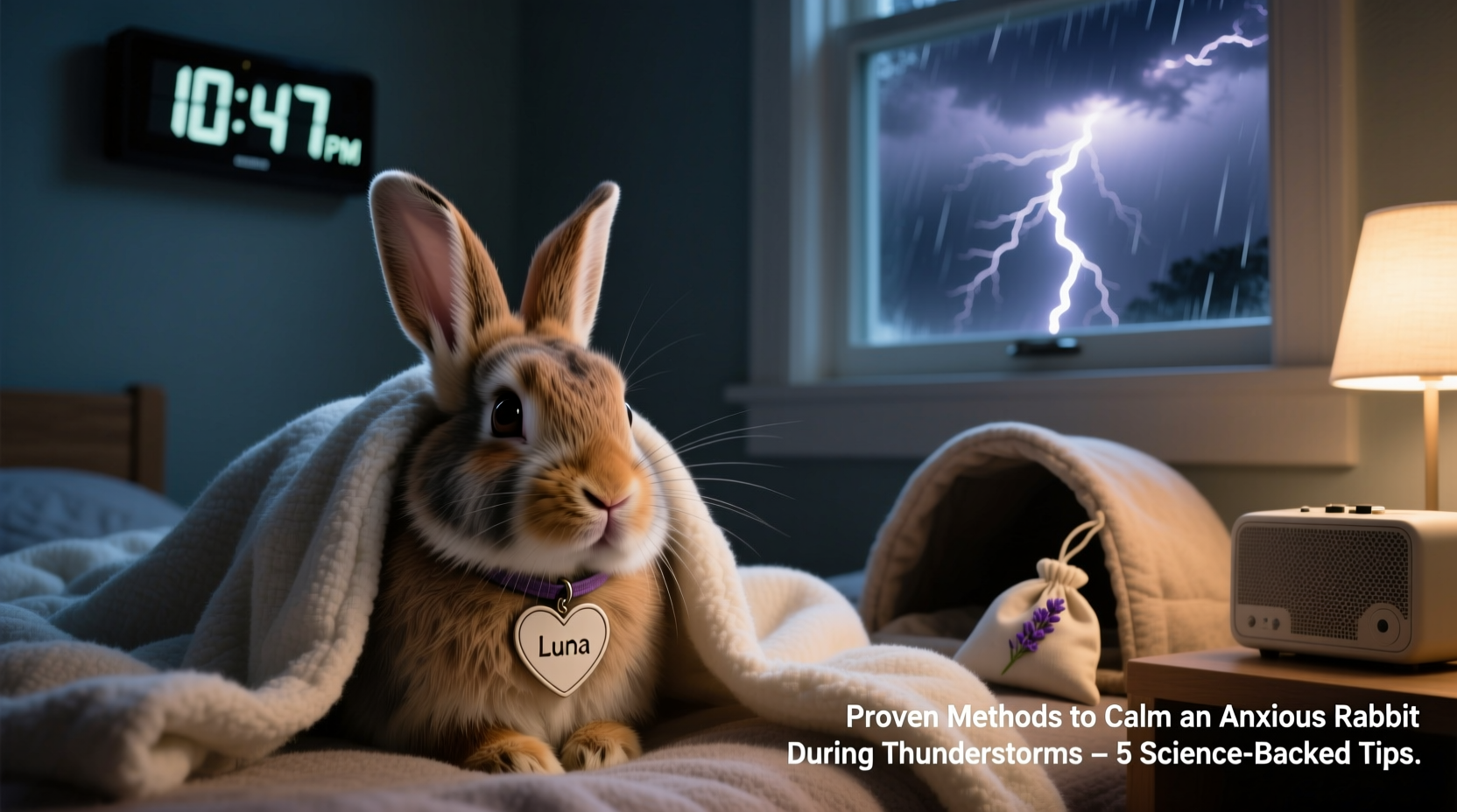 How To Calm An Anxious Rabbit During Thunderstorms Proven Methods