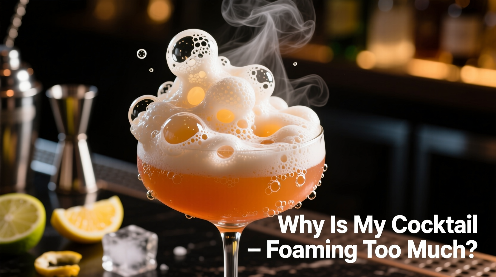 Why Is My Cocktail Foaming Too Much Fixing Texture Issues