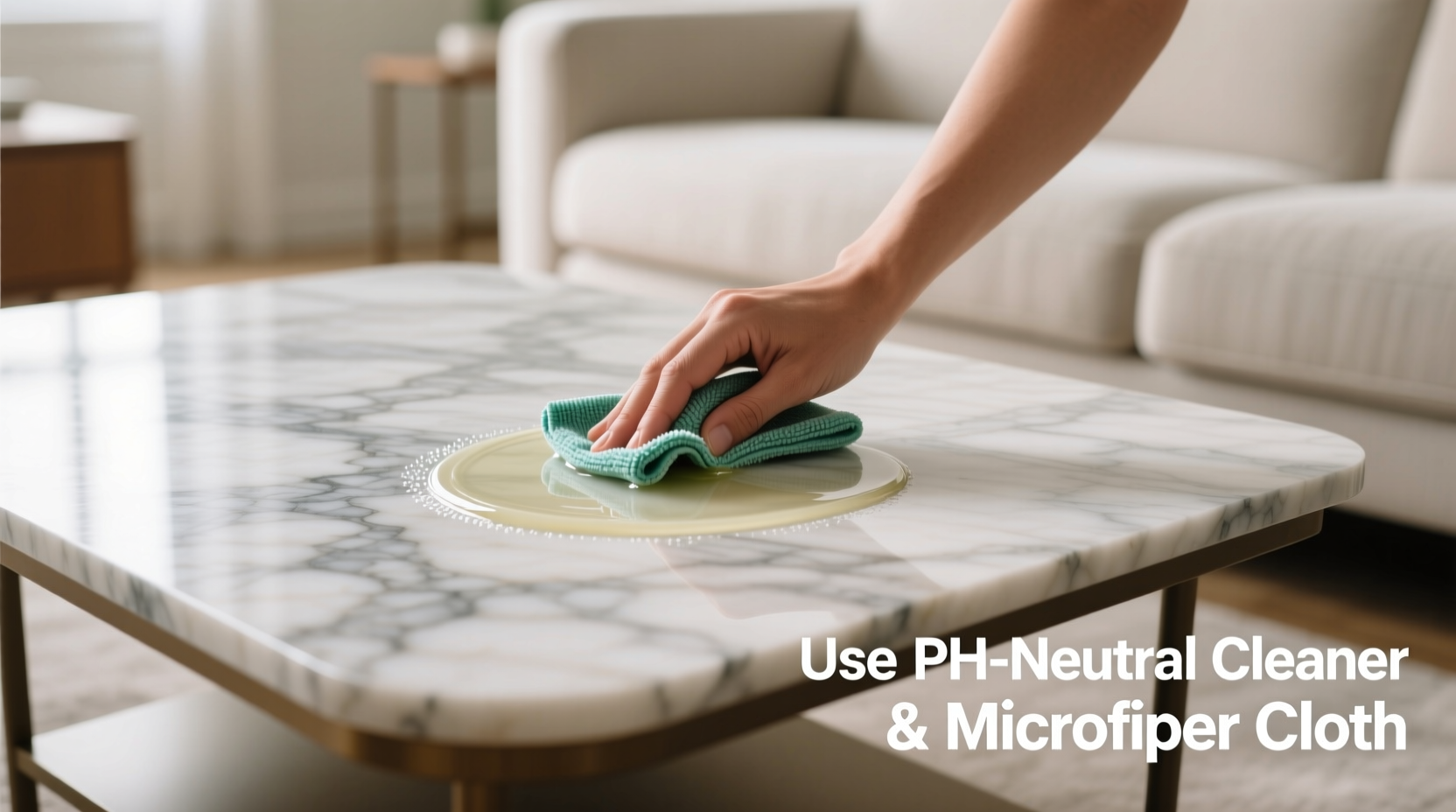 How To Safely Clean A Marble Coffee Table Without Dulling The Finish