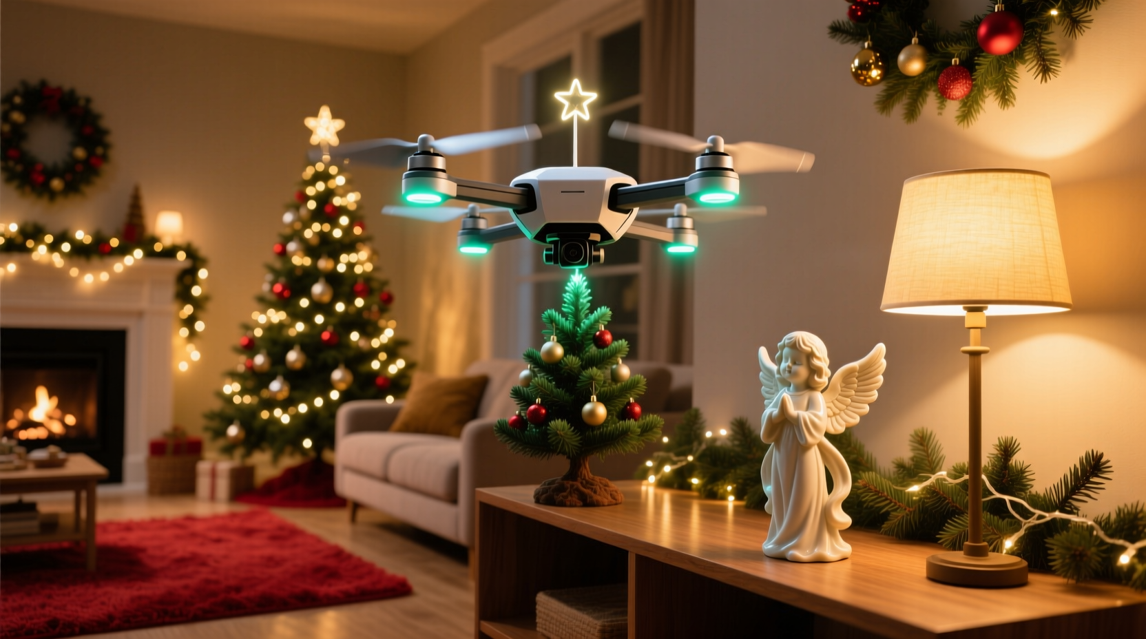 Indoor Drone Tree Topper Vs Angel Figurine Which Stays Centered Better