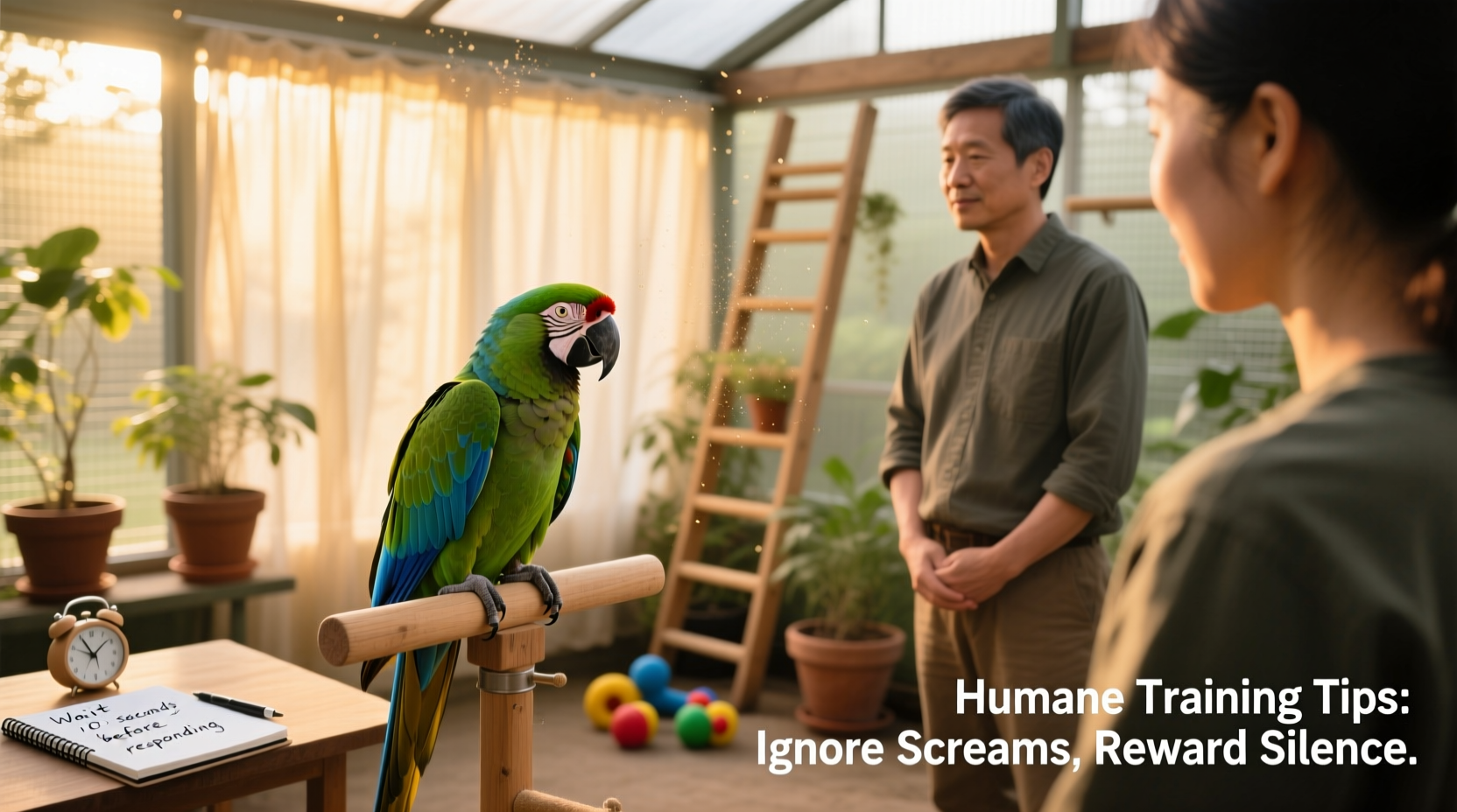How To Stop Your Parrot From Screaming For Attention Humane Training Tips