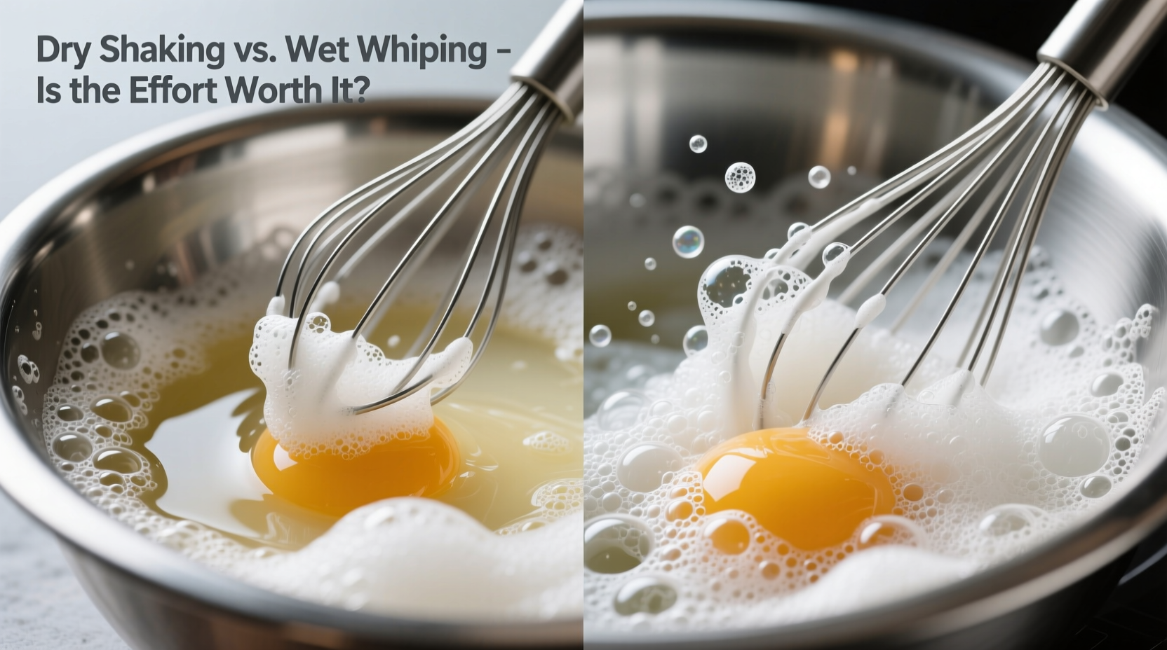 Is Dry Shaking Egg Whites Worth The Extra Effort For Foam