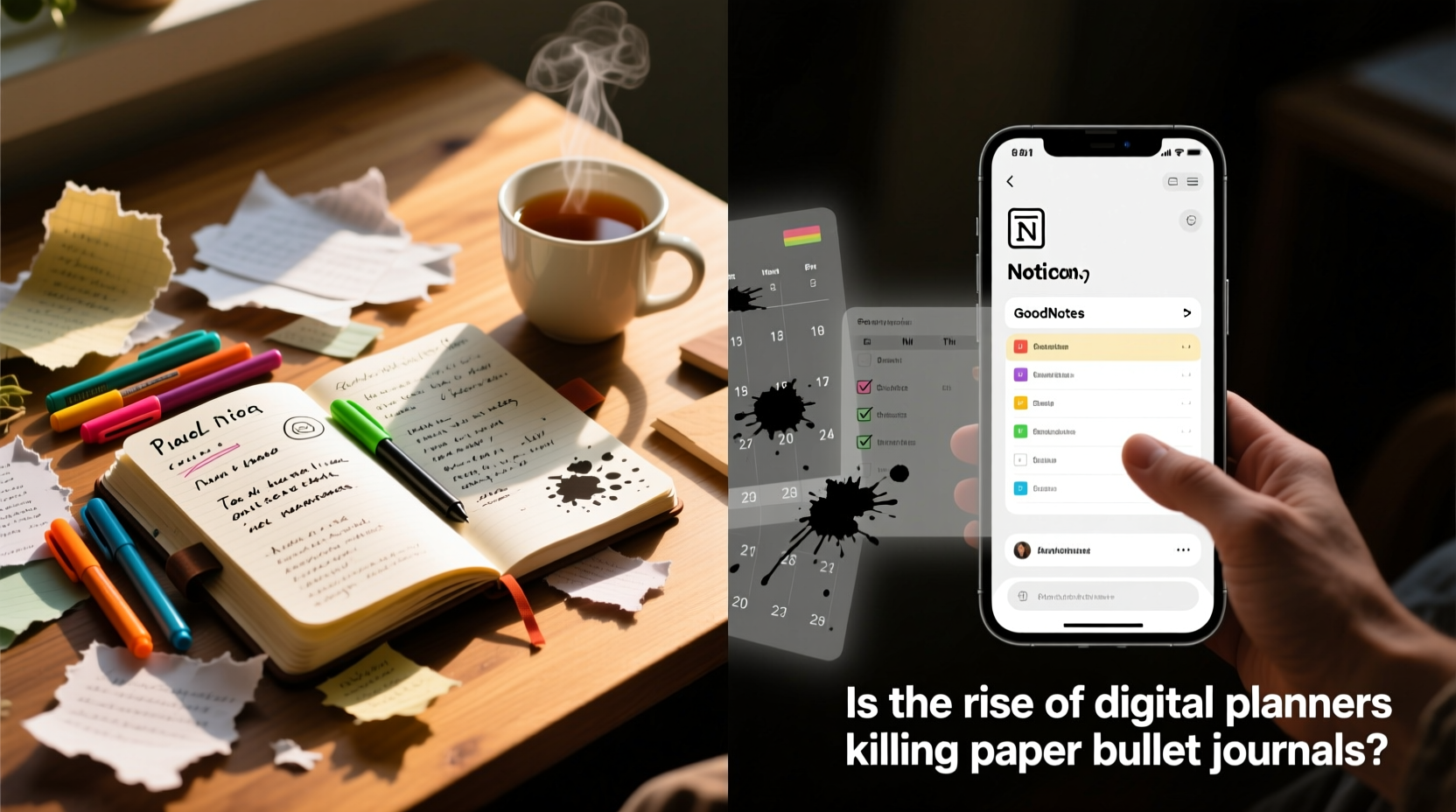 Is The Rise Of Digital Planners Killing Paper Bullet Journals