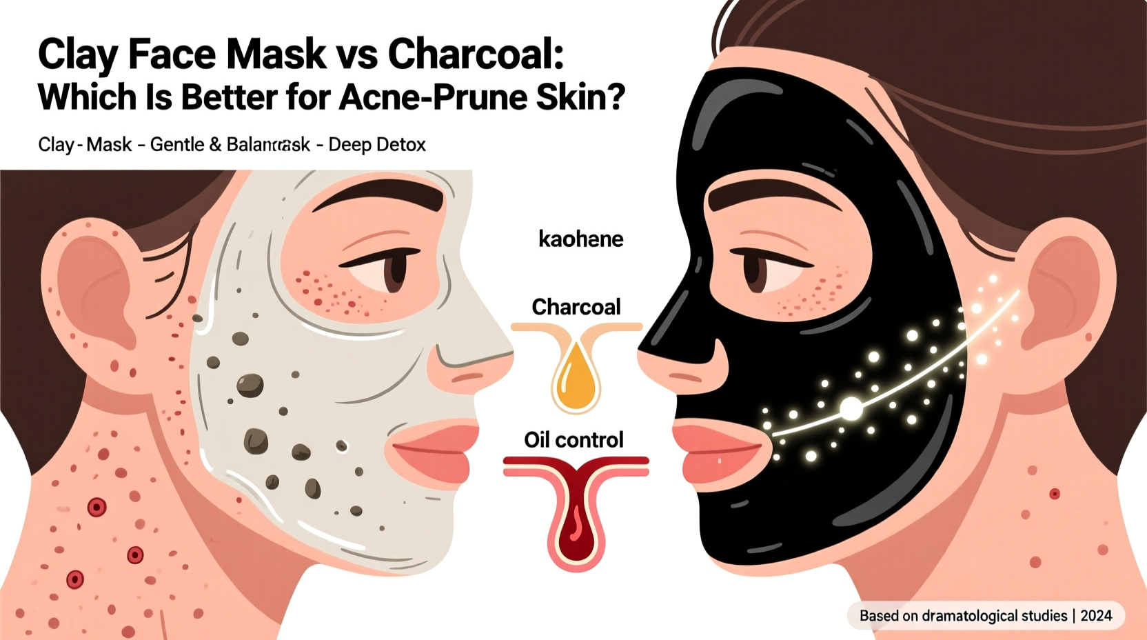Clay Face Mask Vs Charcoal Is One Actually Better For Acne Prone Skin