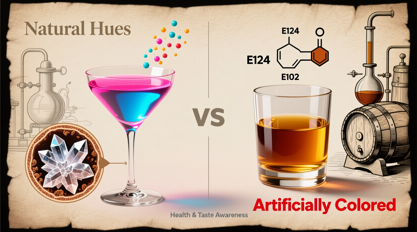 How To Spot Artificially Colored Spirits And Why Natural Hues Matter