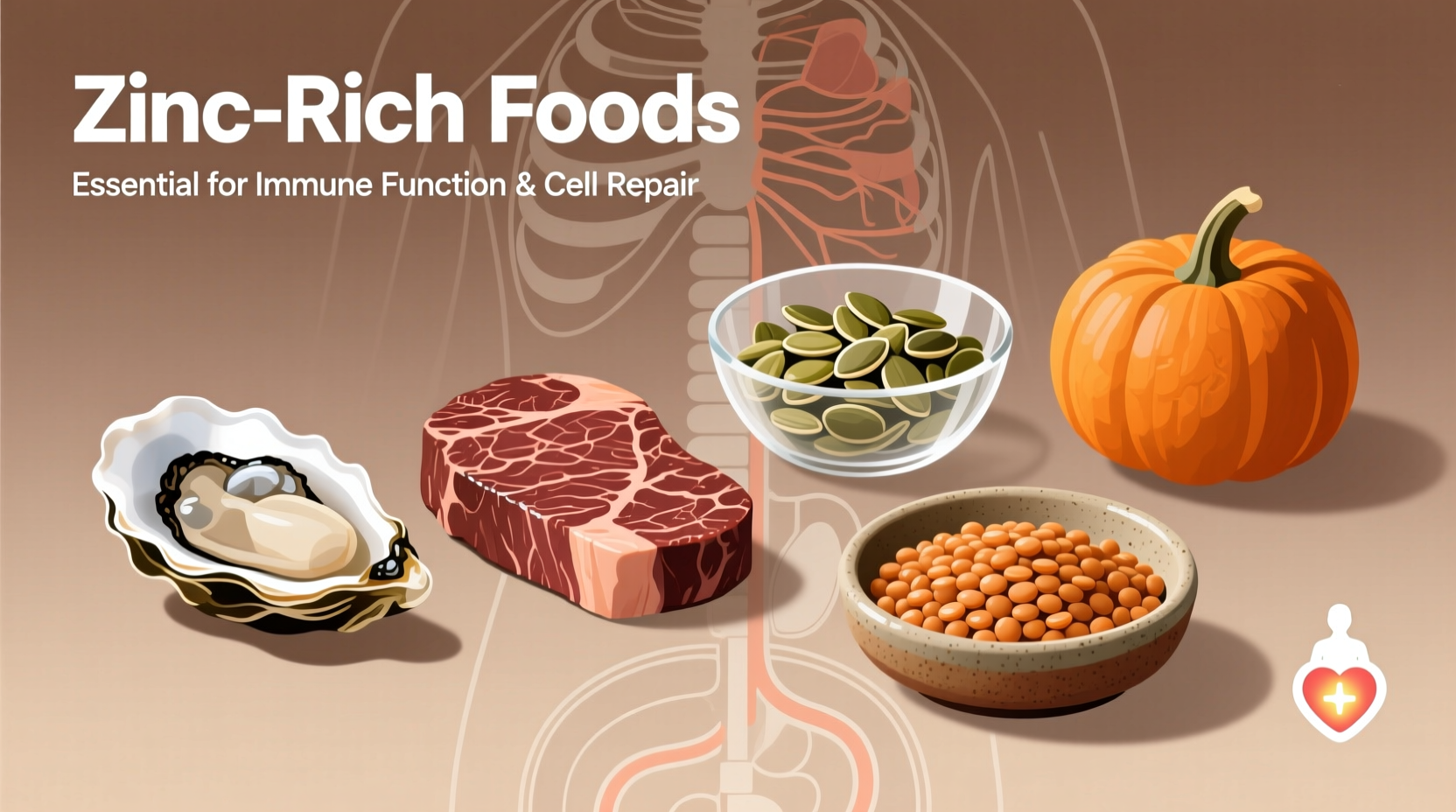 Top Zinc Foods: Oysters, Beef, Seeds Ranked by Science