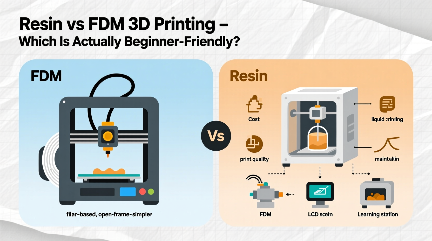 Resin Vs Fdm 3d Printing Which One Is Actually Beginner Friendly
