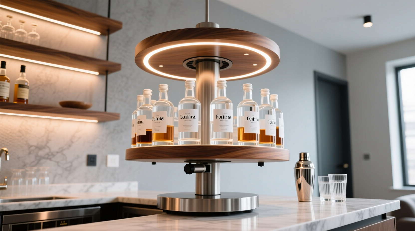 Is A Rotating Liquor Carousel Worth It For Small Apartment Bars