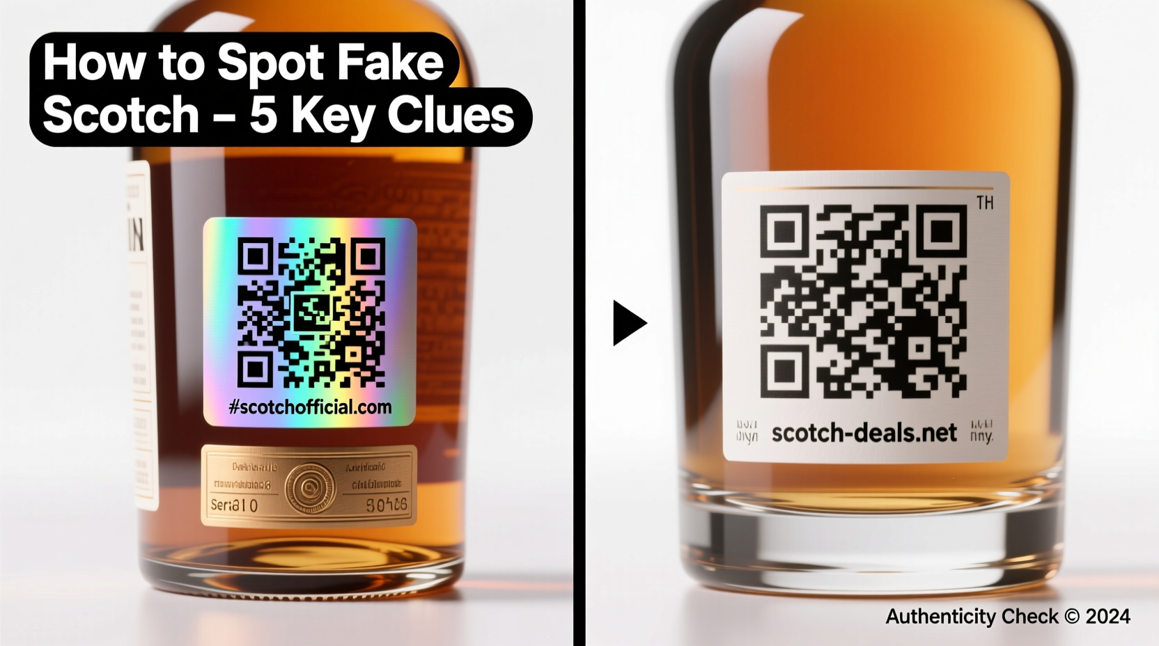 How To Identify Fake Scotch Using QR Codes And Packaging Clues