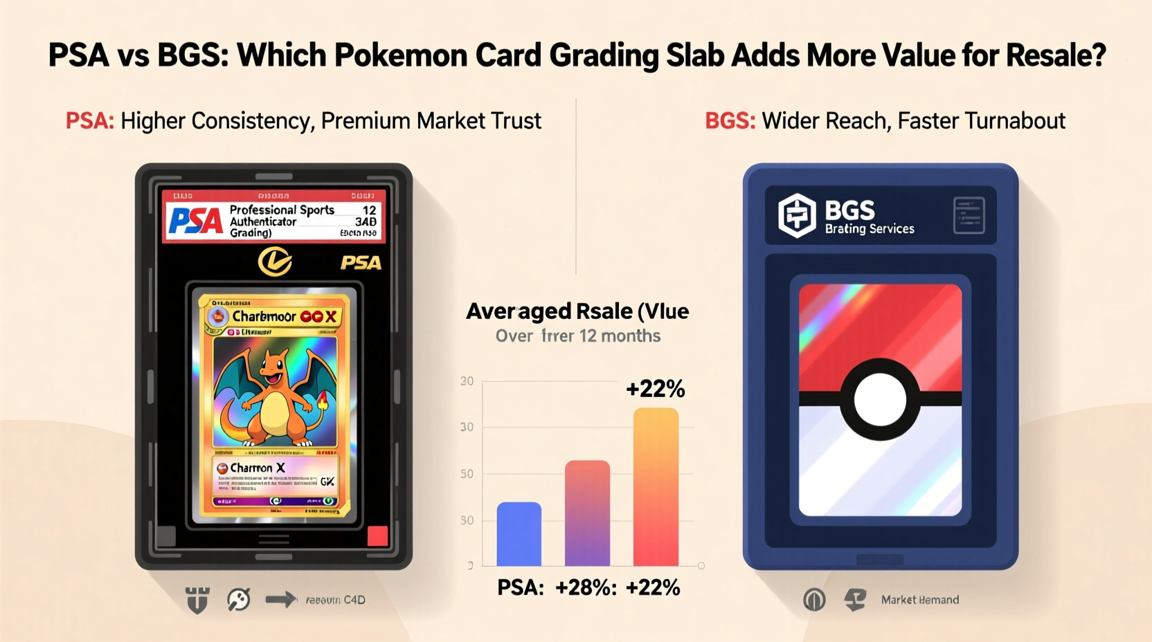 Pokemon Card Grading Psa Vs Bgs Which Slab Adds More Value For Resale