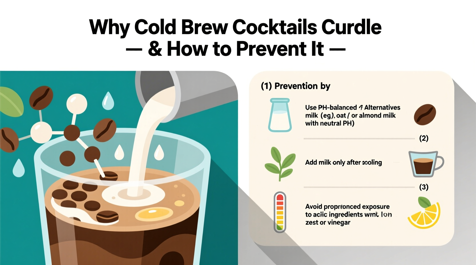 Why Does My Cold Brew Cocktail Curdle And How To Prevent It