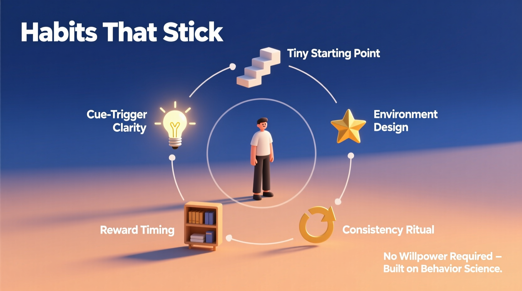 How To Build Habits That Stick Without Relying On Willpower