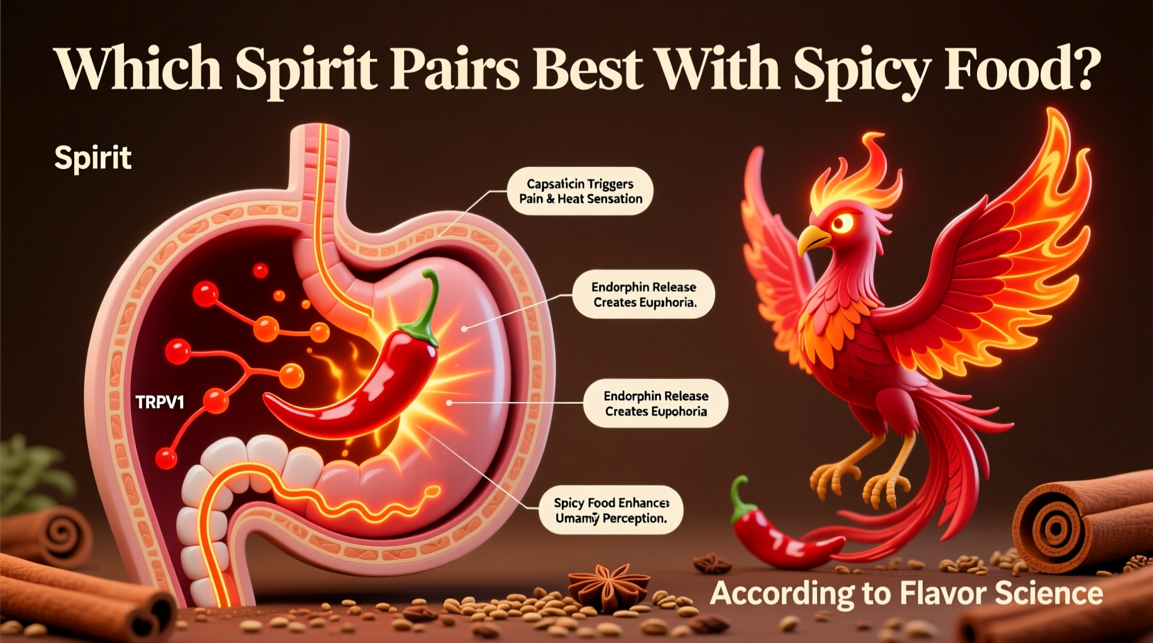 Which Spirit Pairs Best With Spicy Food According To Flavor Science