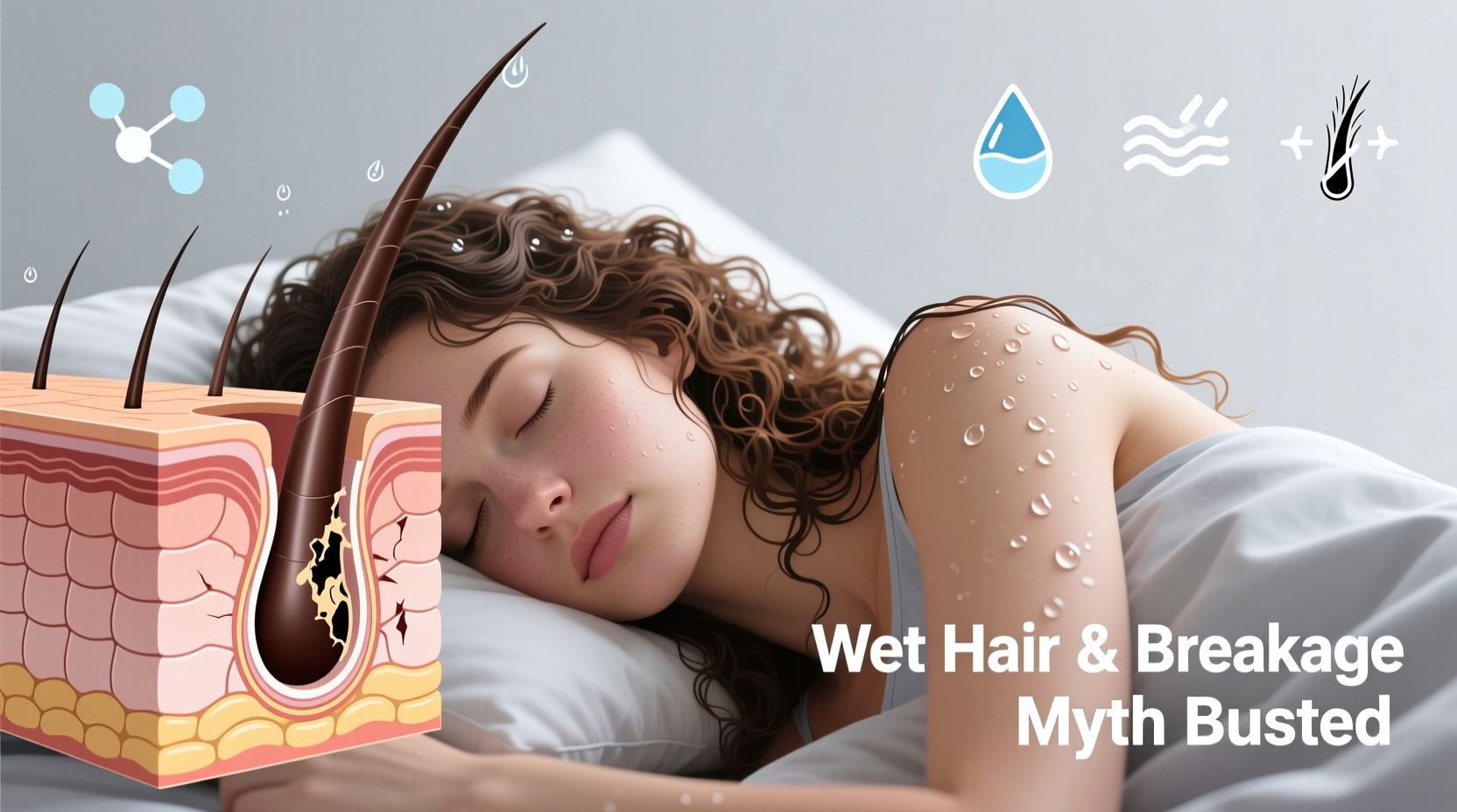Is Sleeping With Wet Hair Really Causing Breakage Or Is It A Myth