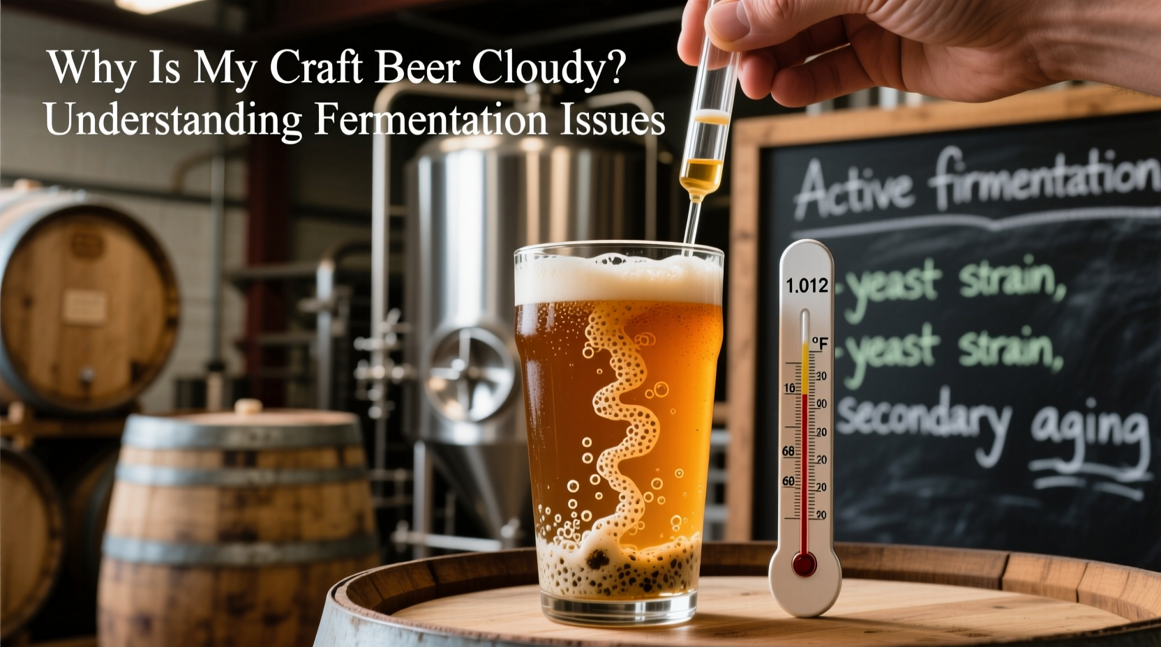Why Is My Craft Beer Cloudy Understanding Fermentation Issues