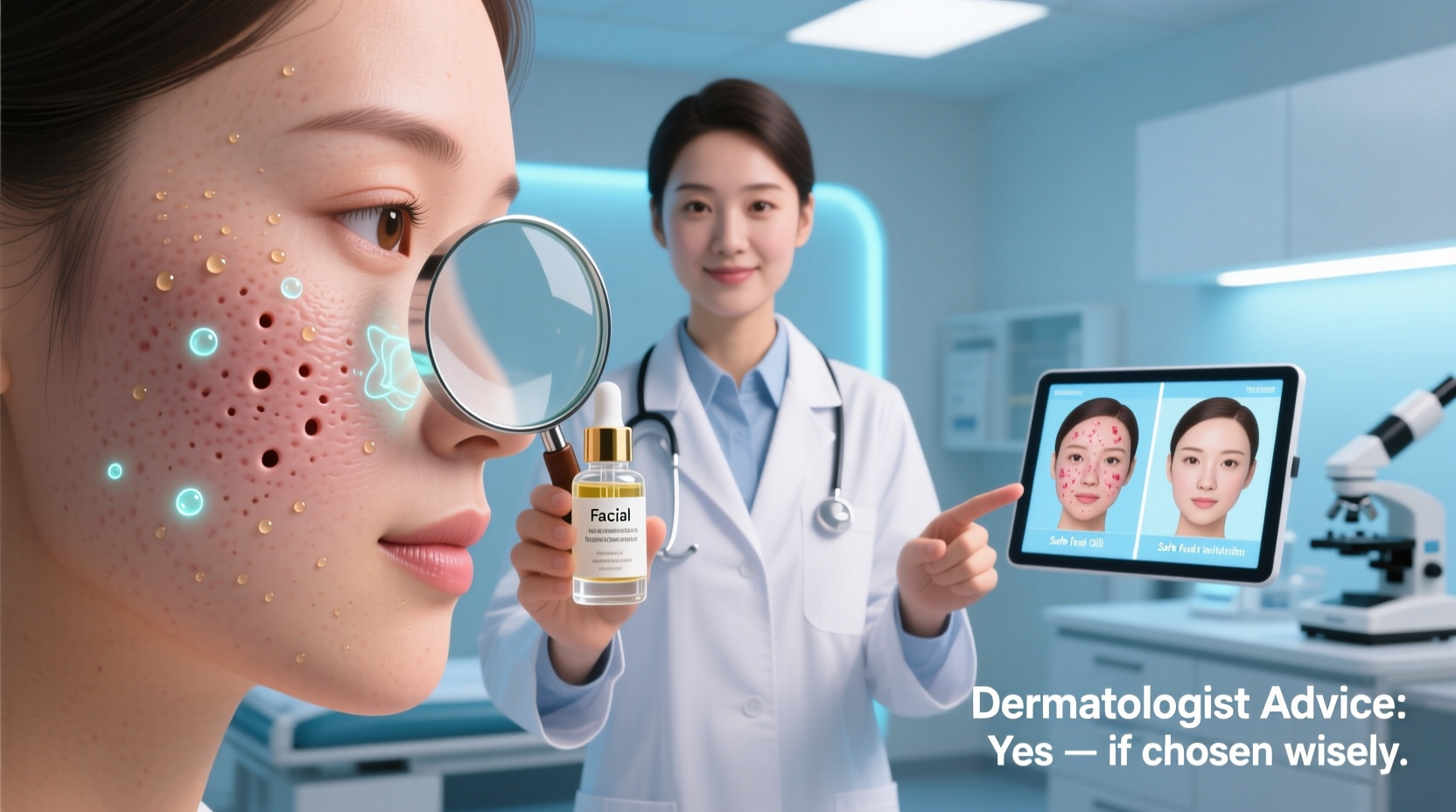 Is It Safe To Use Facial Oils If You Have Acne Prone Skin Dermatologist ...