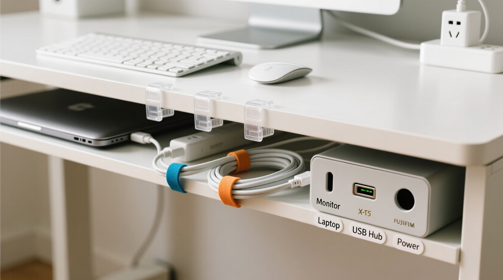 How To Organize Cables Under Desk Simple Management Hacks