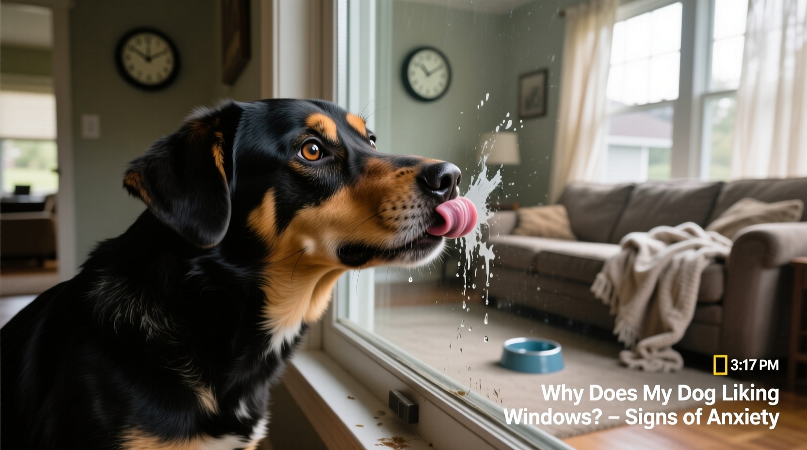 Why Does My Dog Lick Windows And What It Says About Anxiety